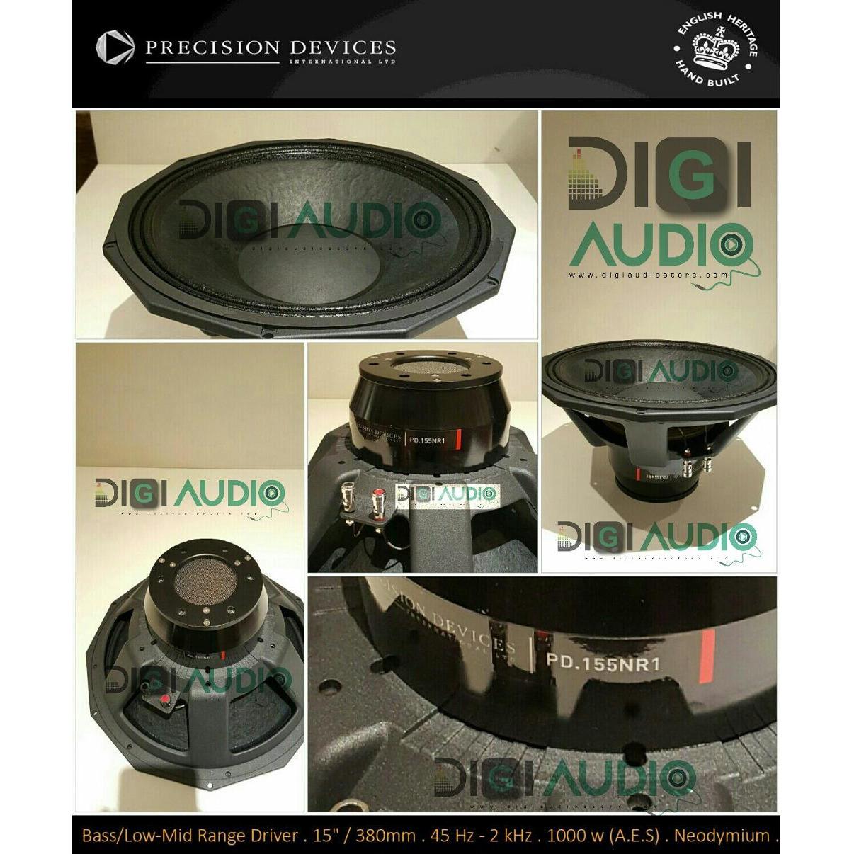 Precision Devices PD.155NR1 15 inch 1000 Watt Bass Low Mid Range ...