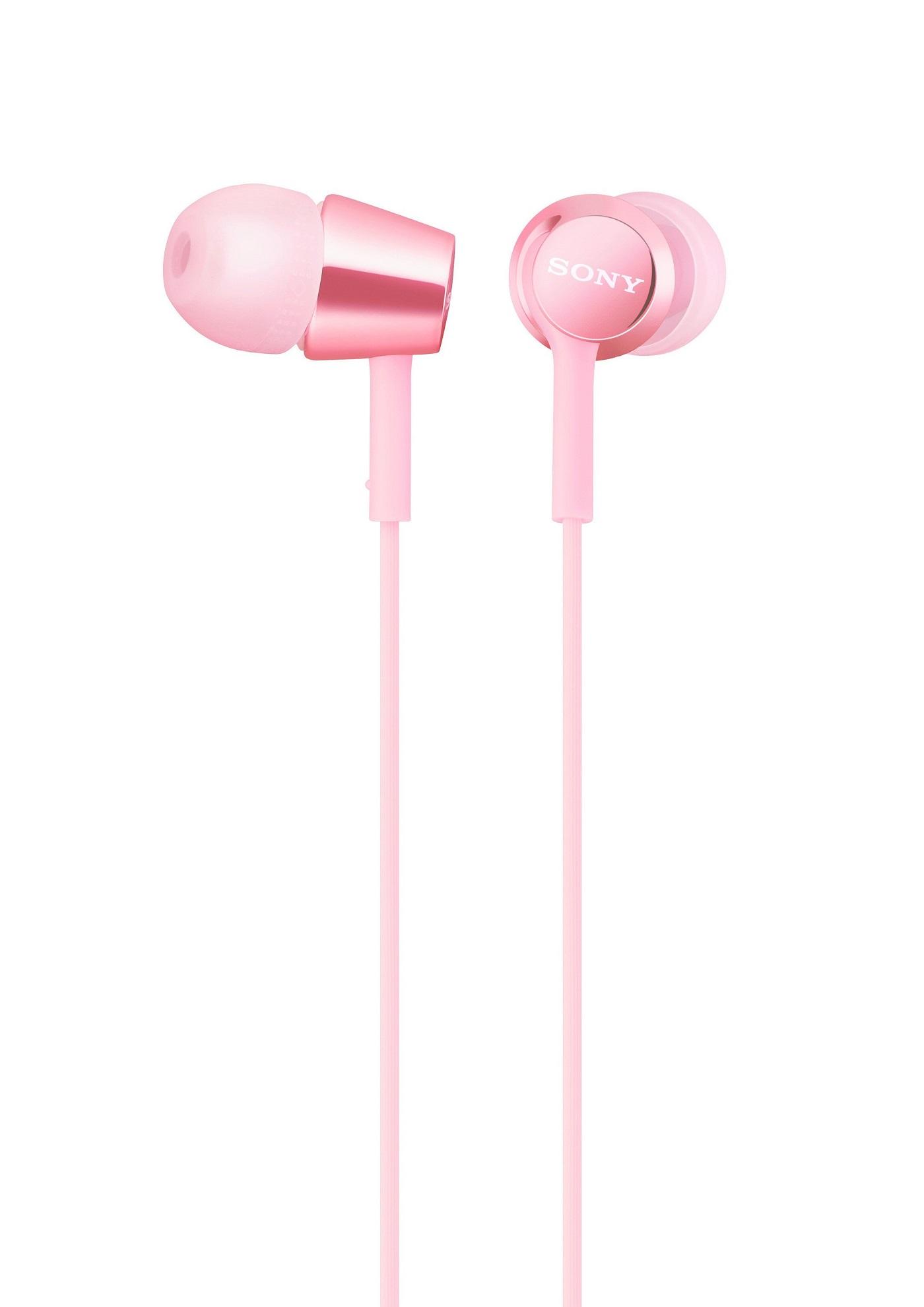 Sony Original MDR-EX155AP / MDR EX155AP / MDREX155AP Light Pink In Ear ...