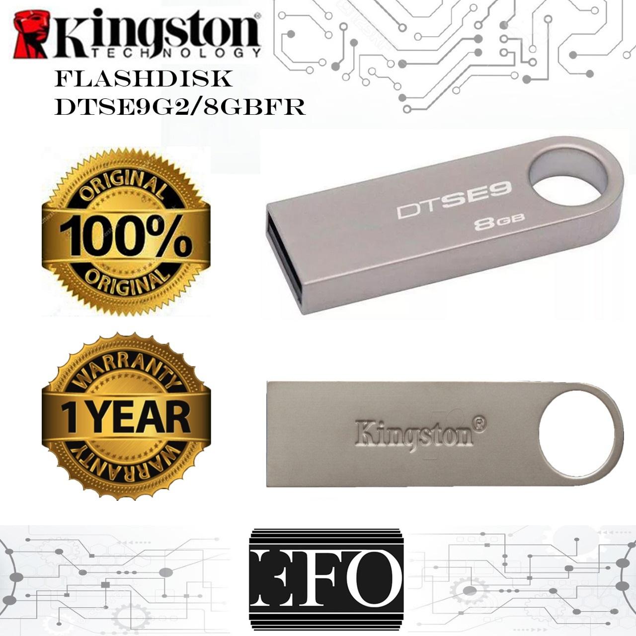 Kingston DataTraveler Flashdisk SE9 8GB- DTSE9 G2 8GBFR ORIGINAL ...