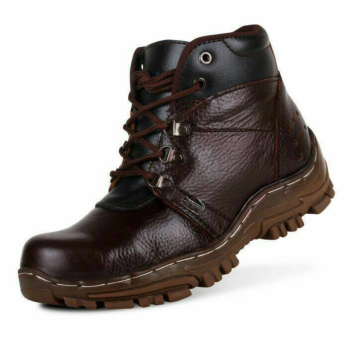 PROMO Jual Sepatu Boots Safety Crocodille Magma Kulit Asli Ujung Besi ...