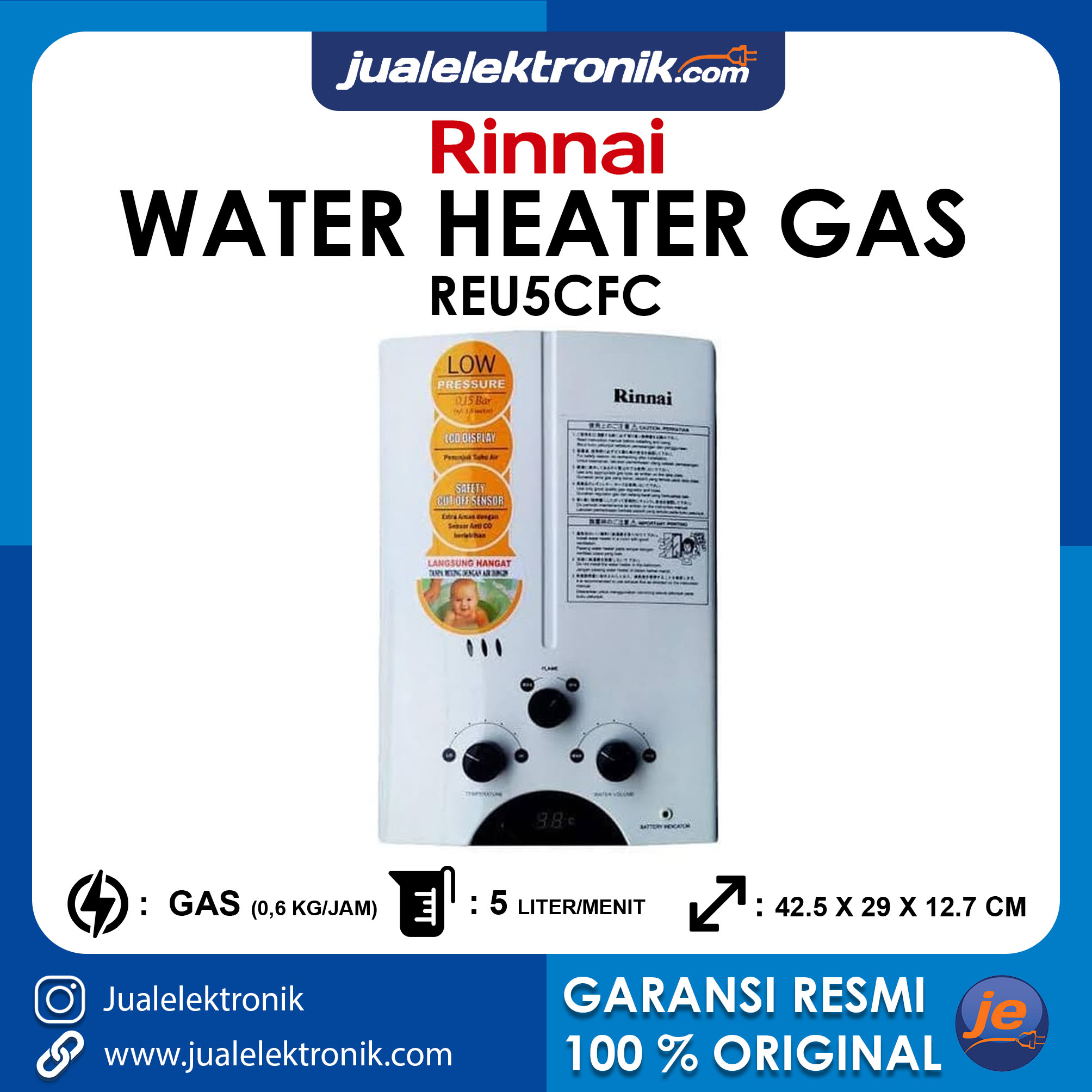 Jual Mesin Rinnai Water Heater Terbaru - Jan 2025 | Lazada.co.id