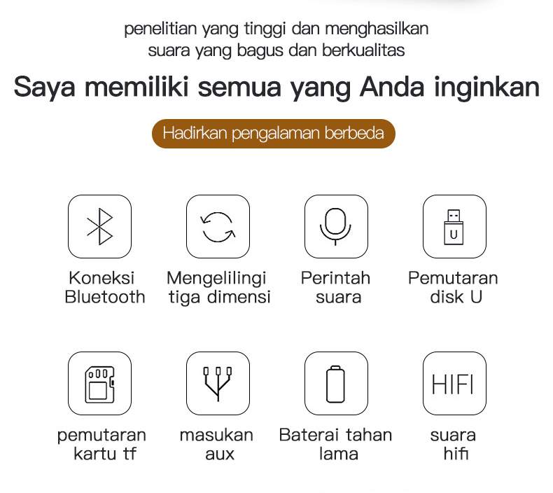Jual Visio BS01 Metal Super Bass Speaker Bluetooth Cocok untuk Komputer ...