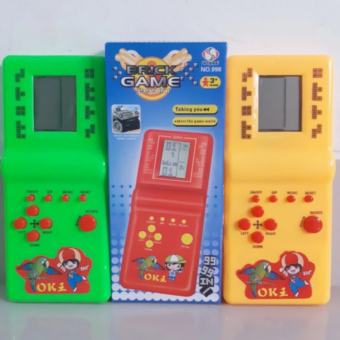 Jual Mainan Anak Gimbot Brick Retro Arcade Game Boy Gamebot Jadul ...