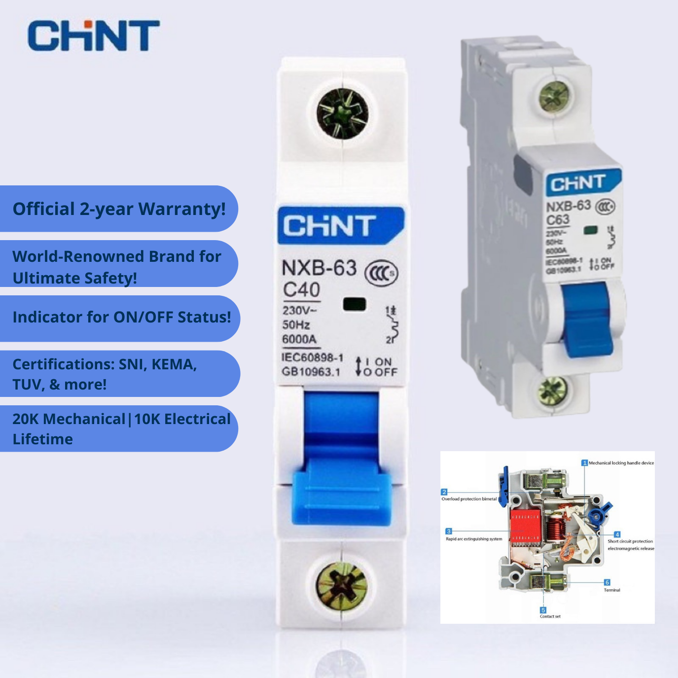 Jual Mcb Chint 3phase Terbaru - Jun 2024 | Lazada