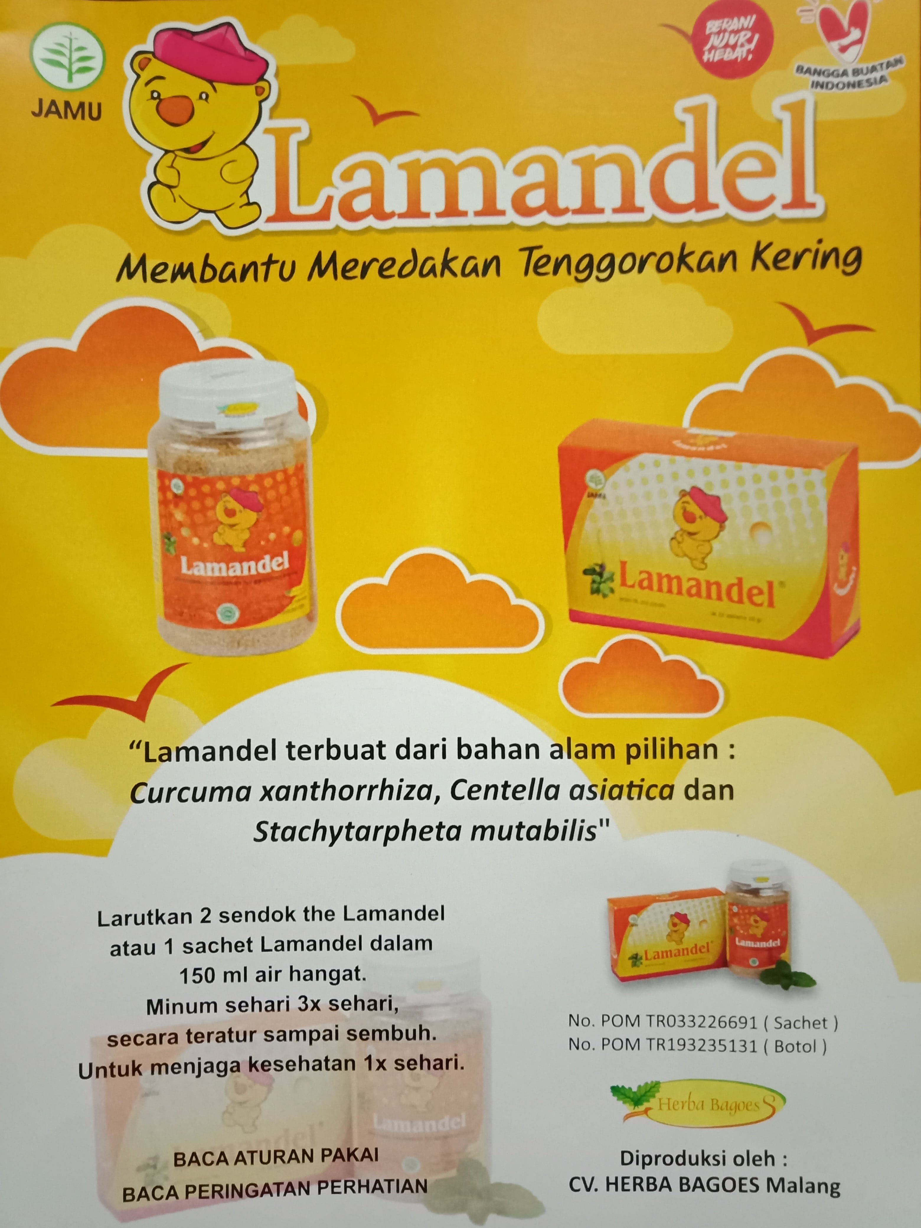 Promo Lamandel Obat Amandel Herbal untuk Sakit Amandel Tanpa Operasi ...