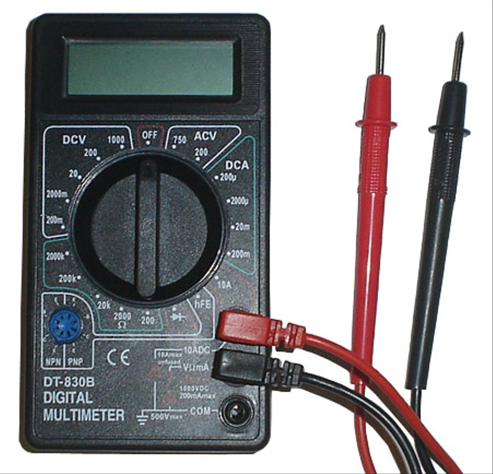 Picture Of Black Digital Multimeter Or AVO Meter For, 50% OFF
