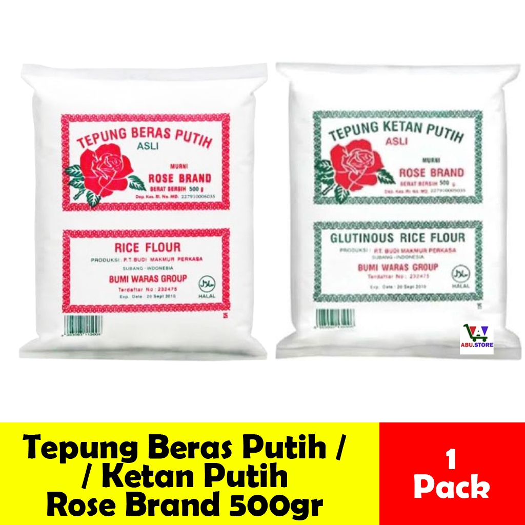 Tepung Beras Rose Brand Tepung Beras Putih Rose Brand 500 Gram