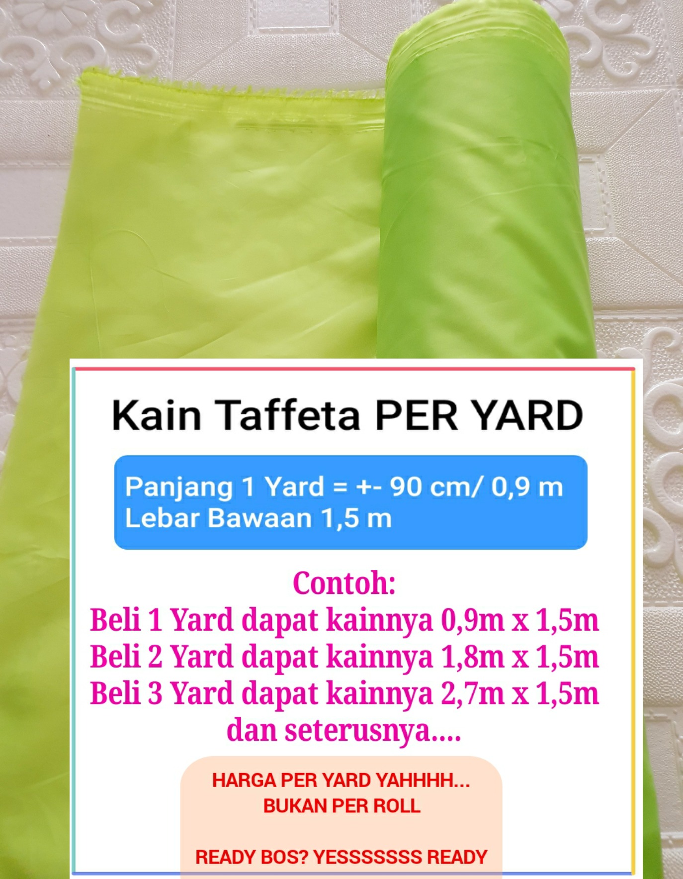 1 Yard Berapa Cm Kain Gambaran 1 Yard Berapa Cm Kain Gambaran