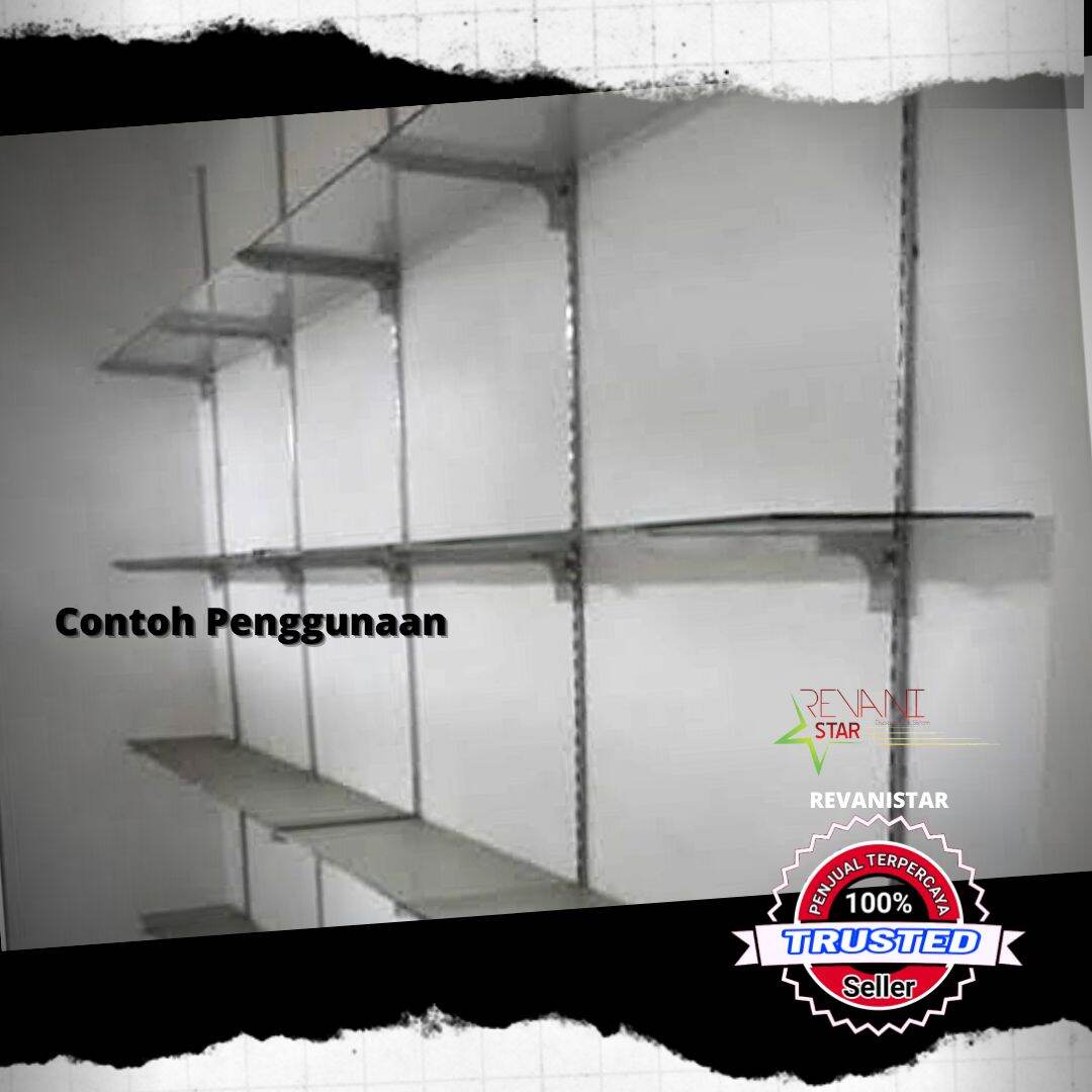 Promo [30cm] Siku ambalan kaca 30cm daun braket kaca untuk rangkaian ...