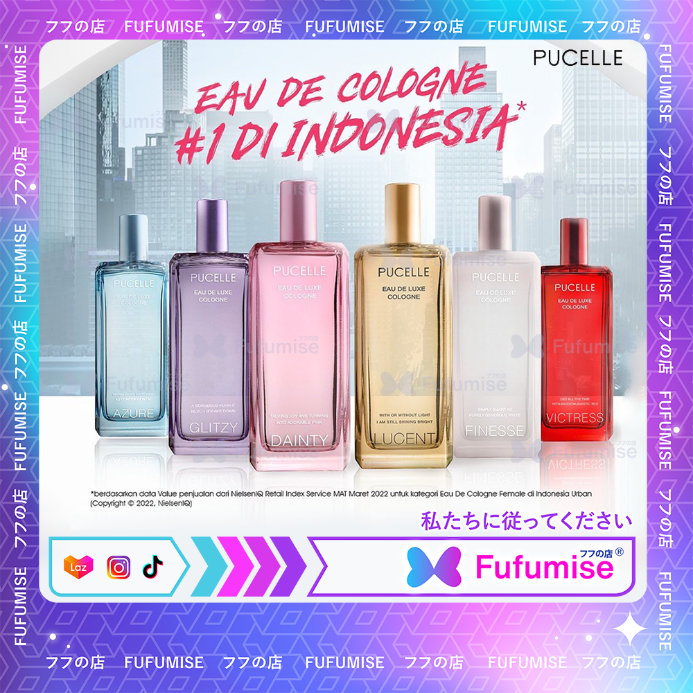 Jual Pucelle Eau De Luxe Cologne 100ml Body Spray 150ml Parfum Perfume ...