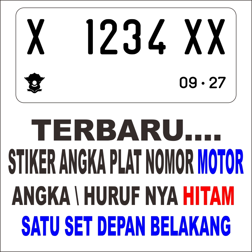 Jual Stiker Angka Nomor 1 Sampai 100 Terbaru - Jun 2024 | Lazada.co.id