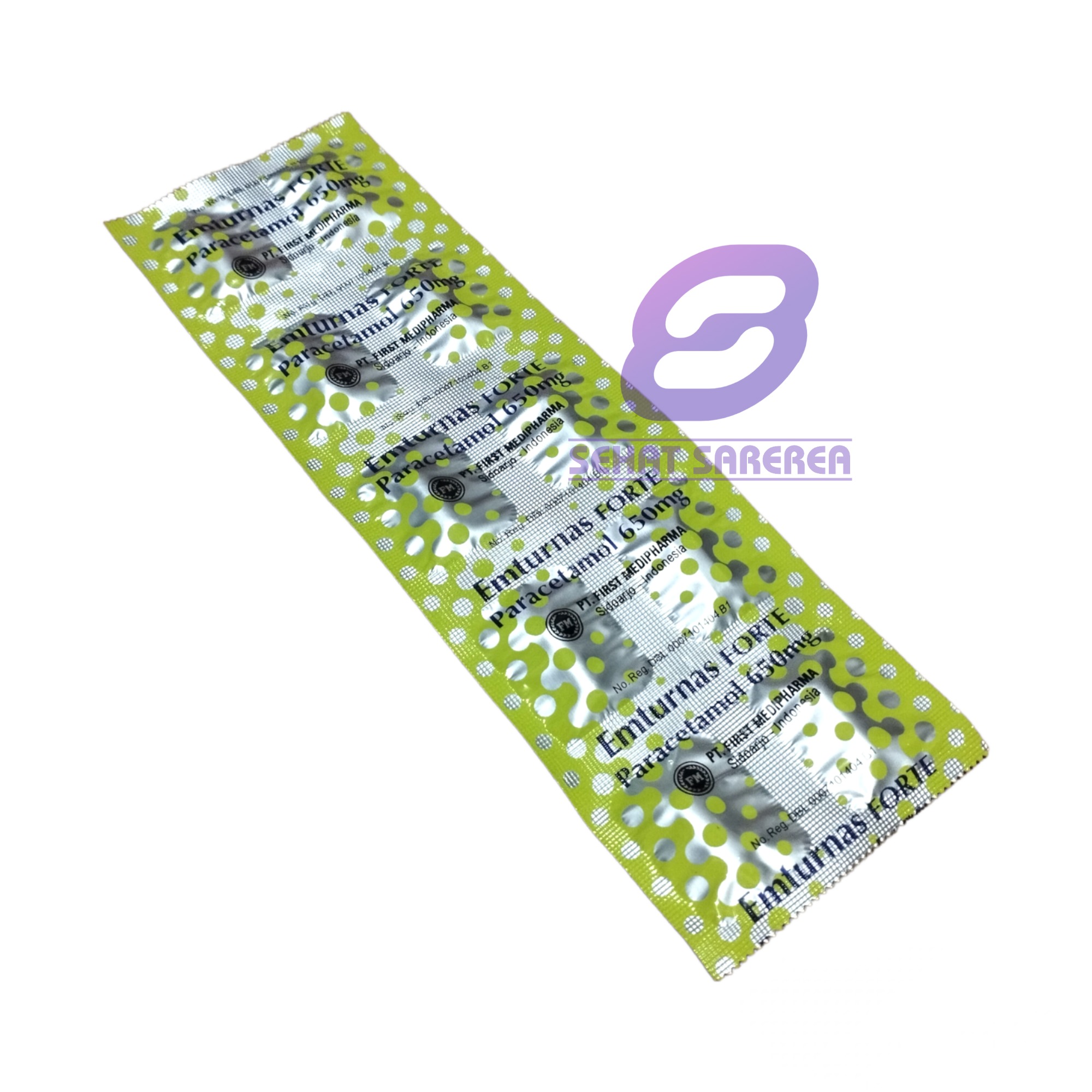 Emturnas Forte Jual Emturnas Kaplet 1 Strip Obat Penurun Panas/ Demam