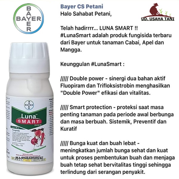 Jual Fungisida LUNA SmarT 250SC 100ml AMPUH Mengendalikan Jamur dari ...