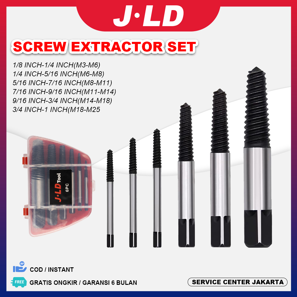 Jual Speedout Alat Pembuka Baut Rusak Screw Extractor Screw Remover ...