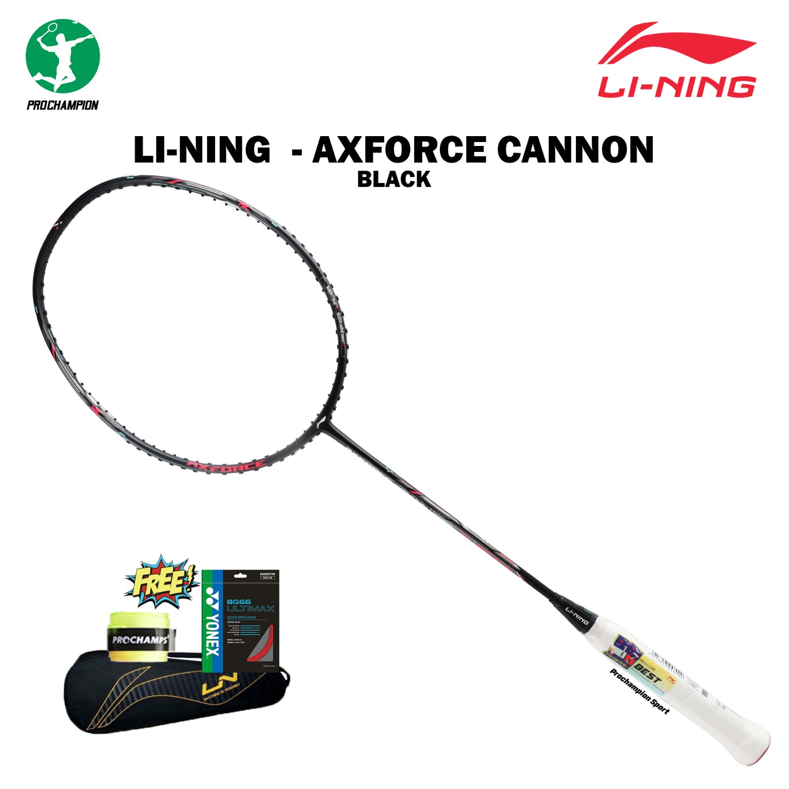 Jual Raket Li Ning Axforce Cannon Terbaru - Jul 2024 | Lazada.co.id