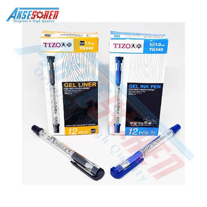 Promo Pulpen Gel Liner Tizo 1 Pack [tg340/1.0 Mm] / Bolpoin Tizo 1 Pak ...
