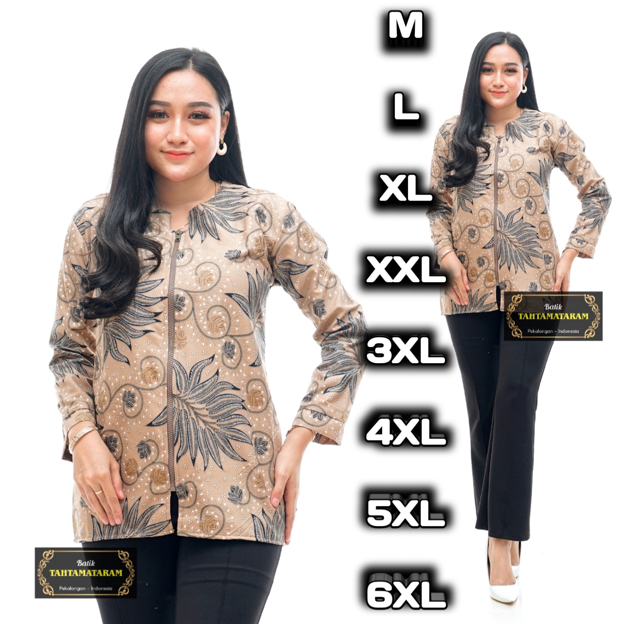 Gambar Baju Batik Wanita Gemuk