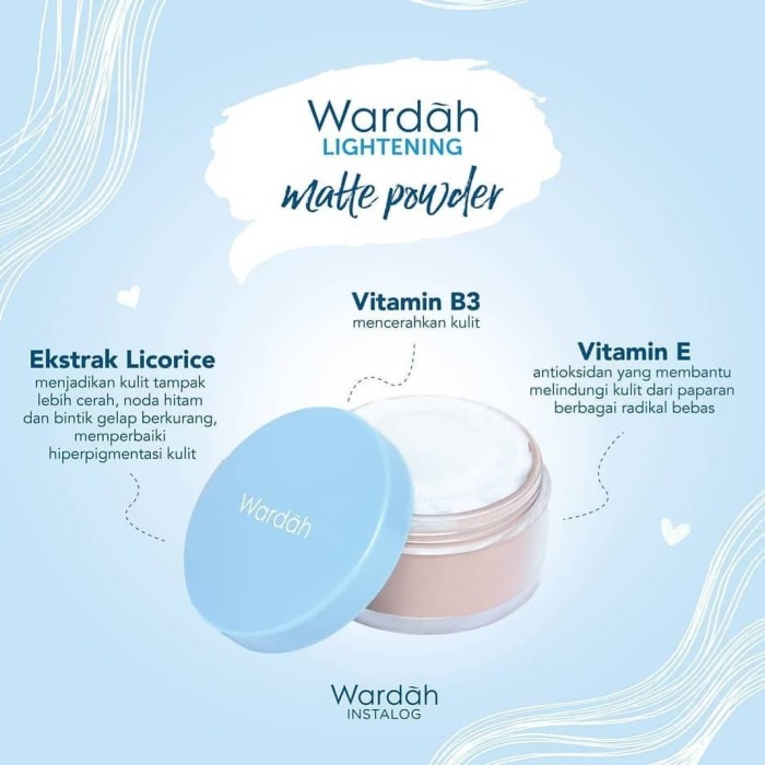 Wardah Lightening Matte Loose Powder 20g Puder Matte Anti Usia Puder Penuh Penutupan Puder Semua Jenis Kulit Puder Beige Dan Ivory Lazada Lazada Indonesia