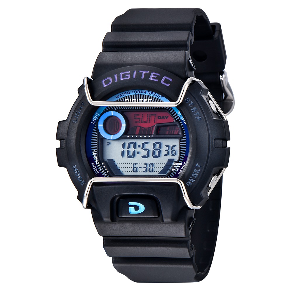 Jual FREE BOX [ ORIGINAL 100% ] Jam Tangan Pria Digitec Digital Rubber ...