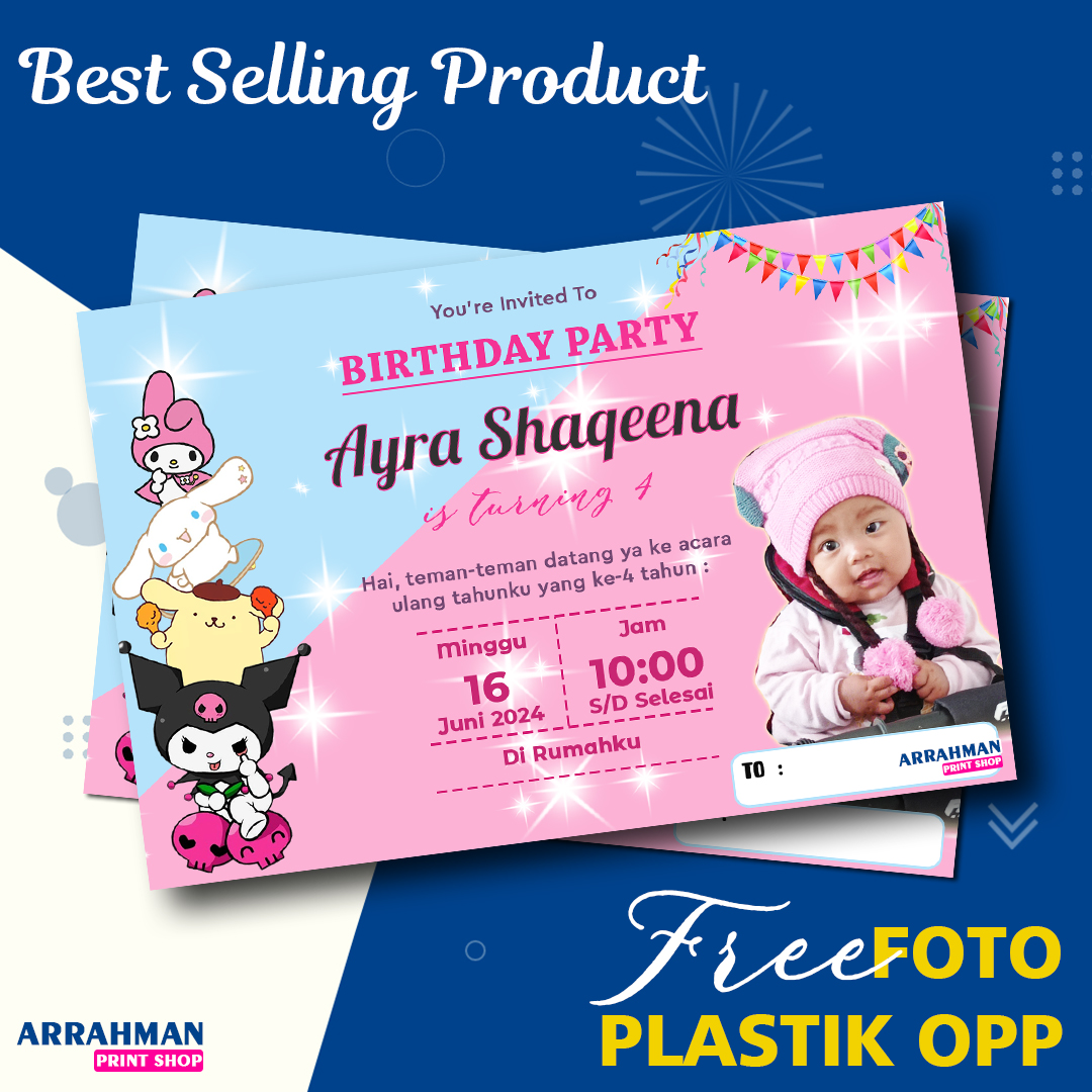 Contoh Undangan Ultah Anak Gratis Contoh Undangan Ulang Tahun Anak