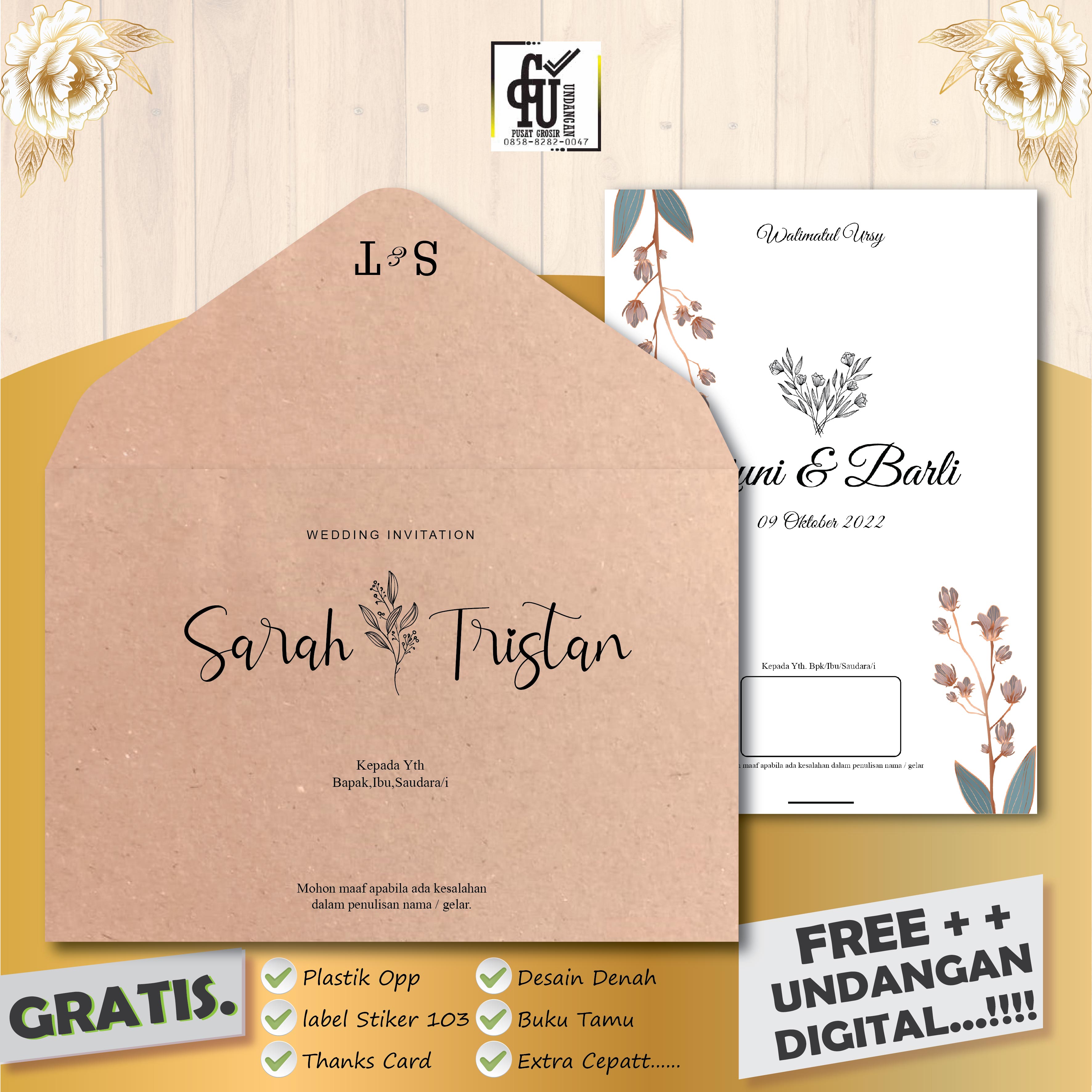 Contoh Amplop Wedding Amplop Undangan Pernikahan