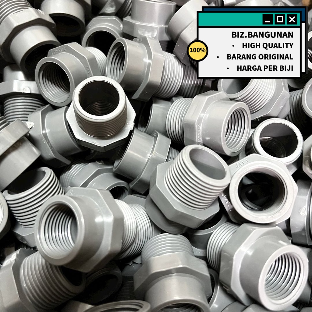 Jual Ty Bulkhead Lurus Fitting Vault Ring Pipa Pipe U Pvc By 3 Pawns ...