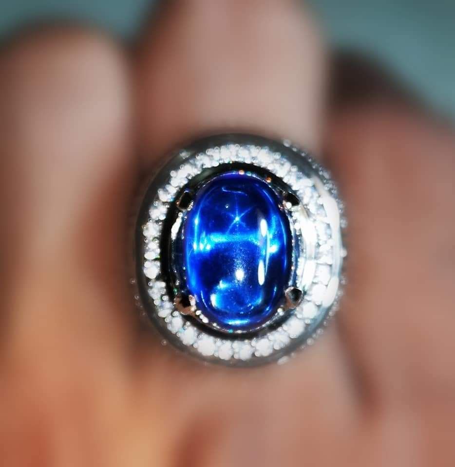 Batu Blue Safir Star