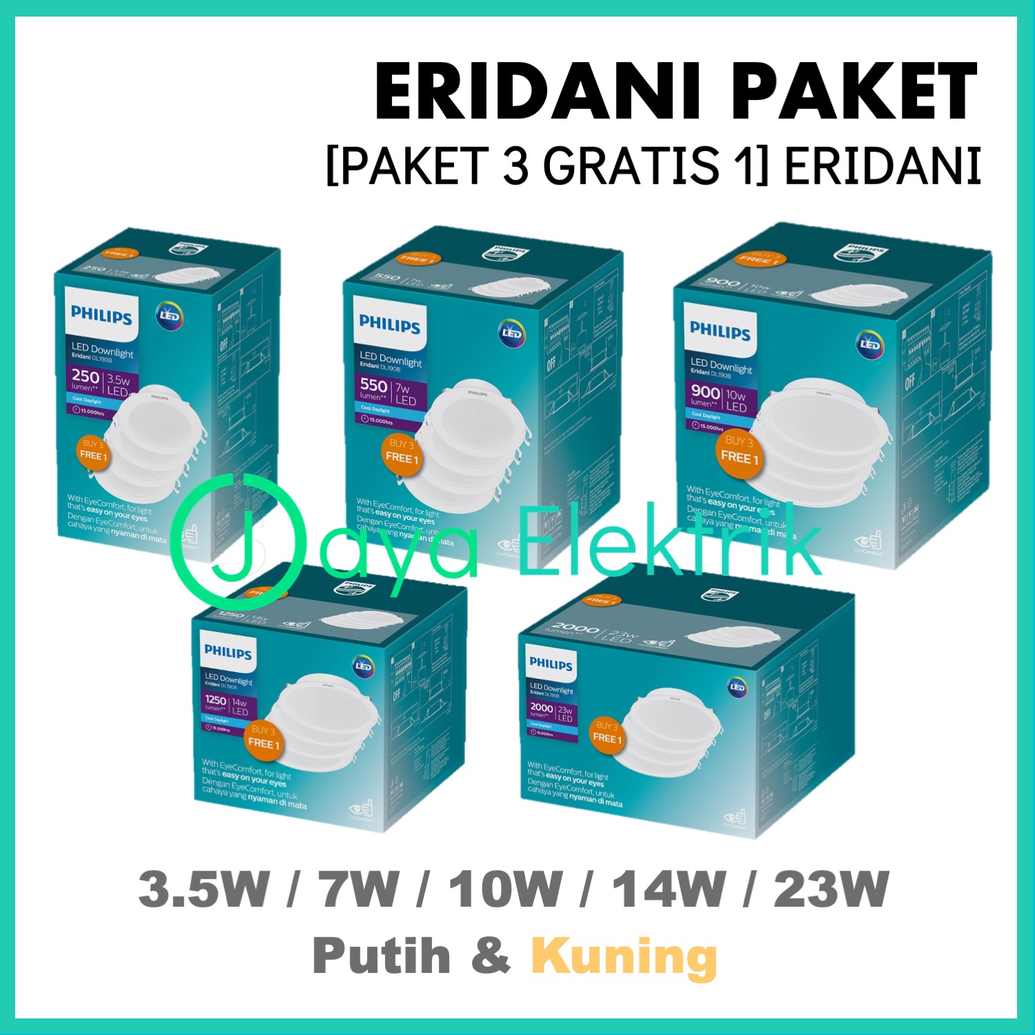 Lampu Downlight Led Philips 24 Watt - Jual Lampu Downlight Led Philips ...