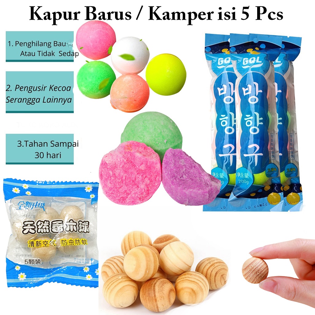 Promo Kamper Kapur Barus Isi 5 Pcs Kamper Toilet Kamper Kayu ...