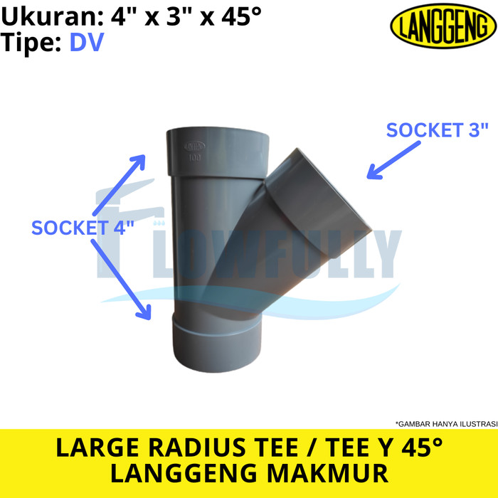 Jual Tee Y 4 Inch Pvc Terbaru - Feb 2025 | Lazada.co.id