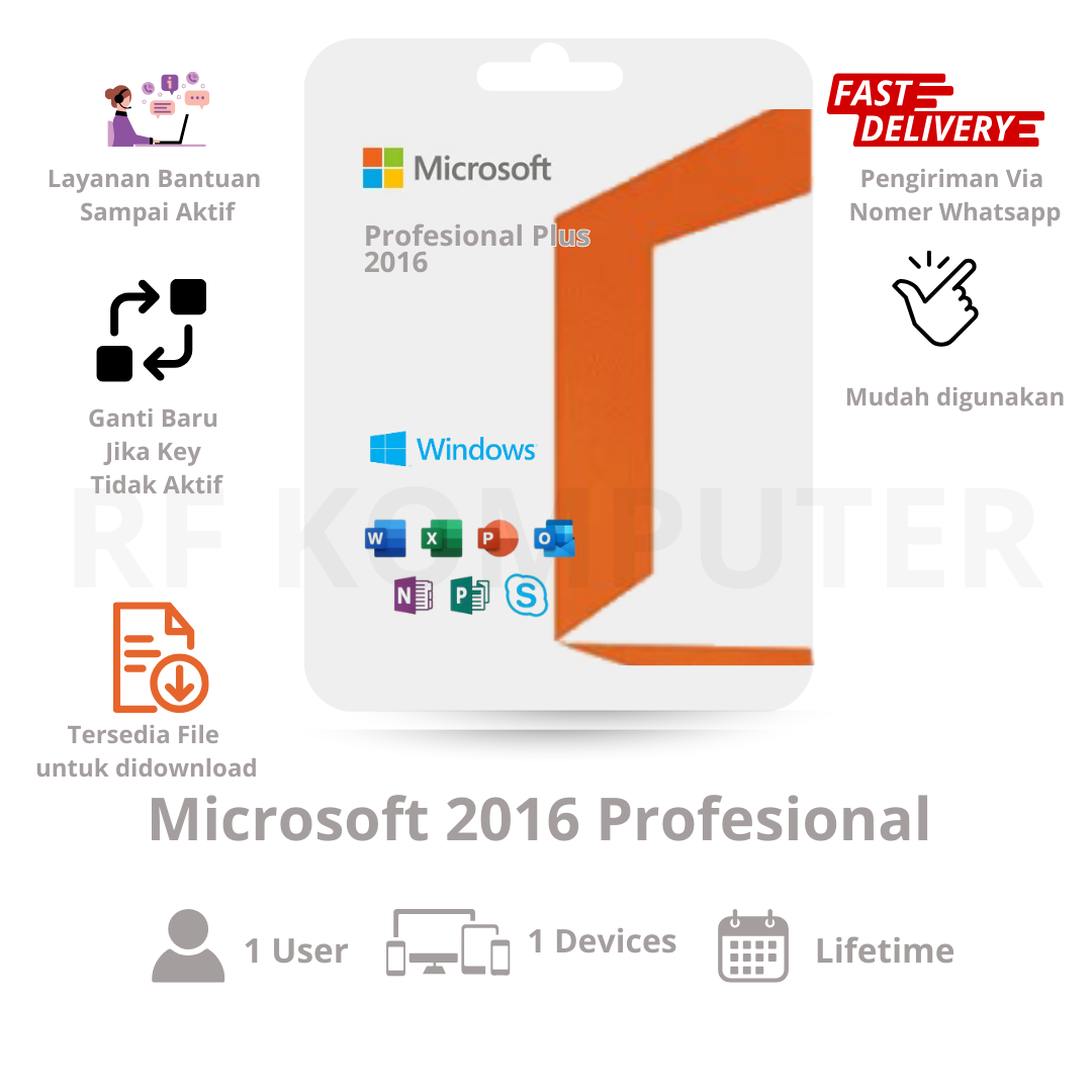 Jual Microsoft Office 2016 Professional Plus Box Di Lapak