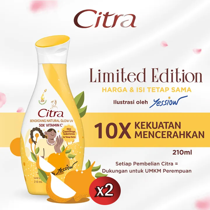 Jual Citra Limited Edition Hand And Body Lotion Bengkoang Natural Glow ...