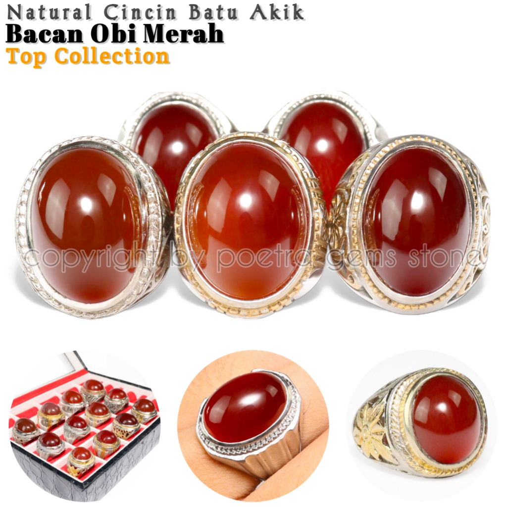 Batu Bacan Merah Halmahera Jual Batu Halmahera Model & Desain Terbaru