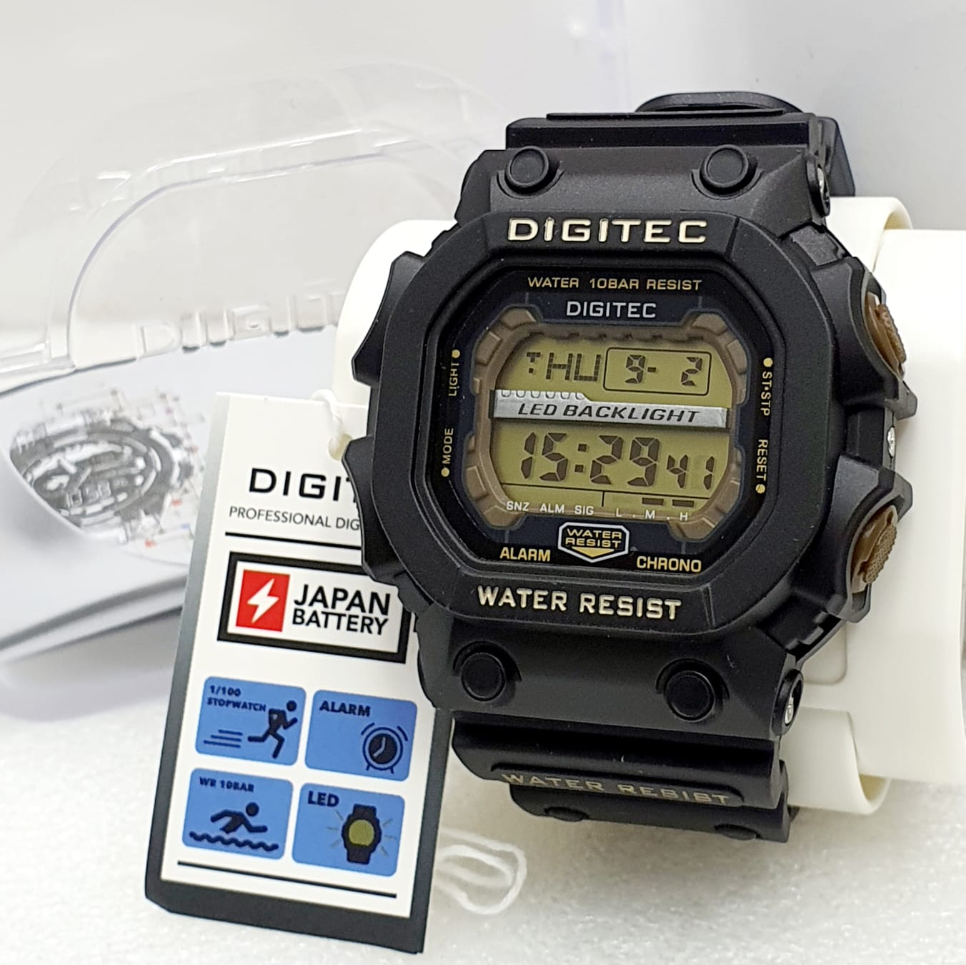 Jual FREE BOX BERGARANSI 100% Jam Tangan Pria DIGITEC Chronograph ...