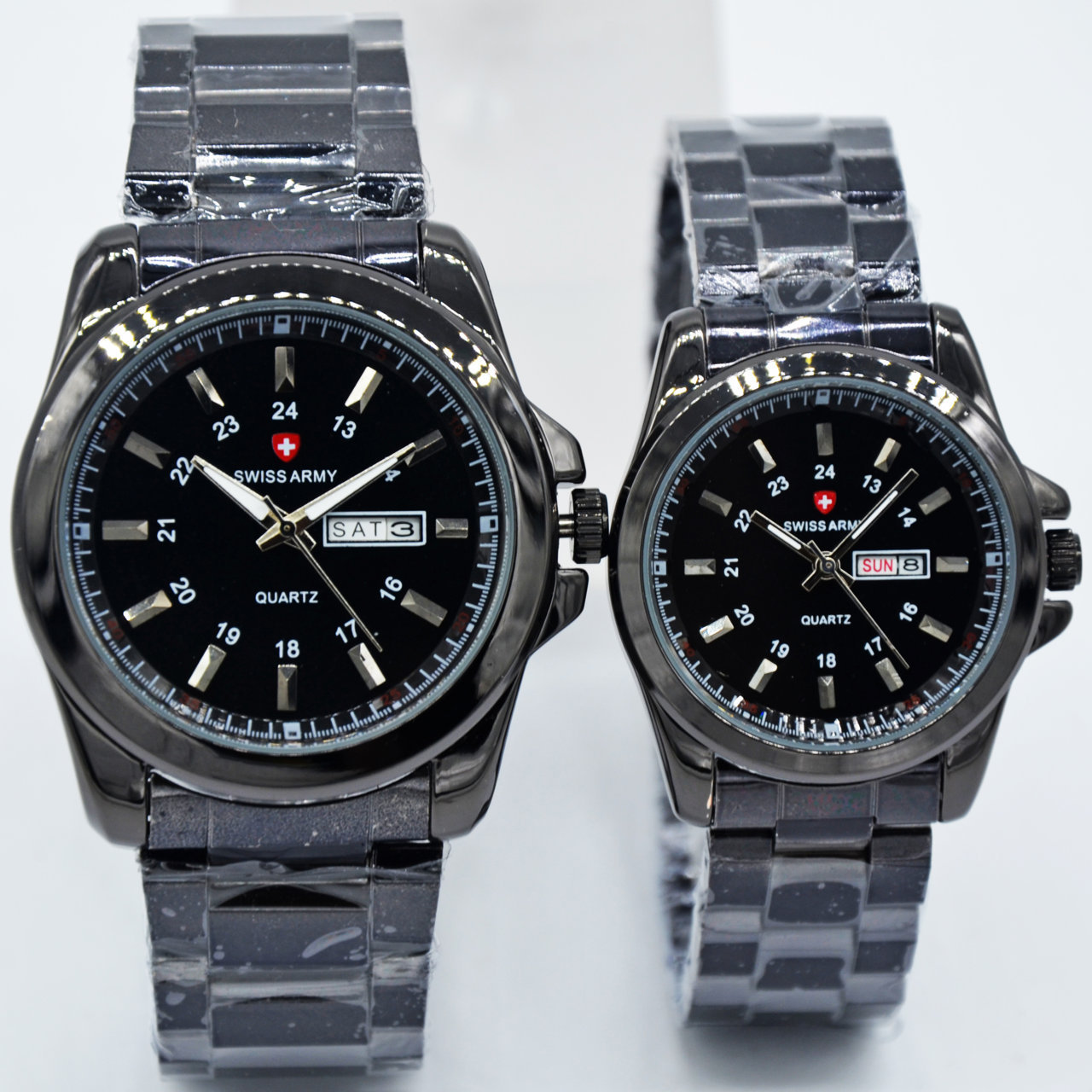 Jual BERGARANSI Jam Tangan Couple Swiss Army Automatic Date/100% ...