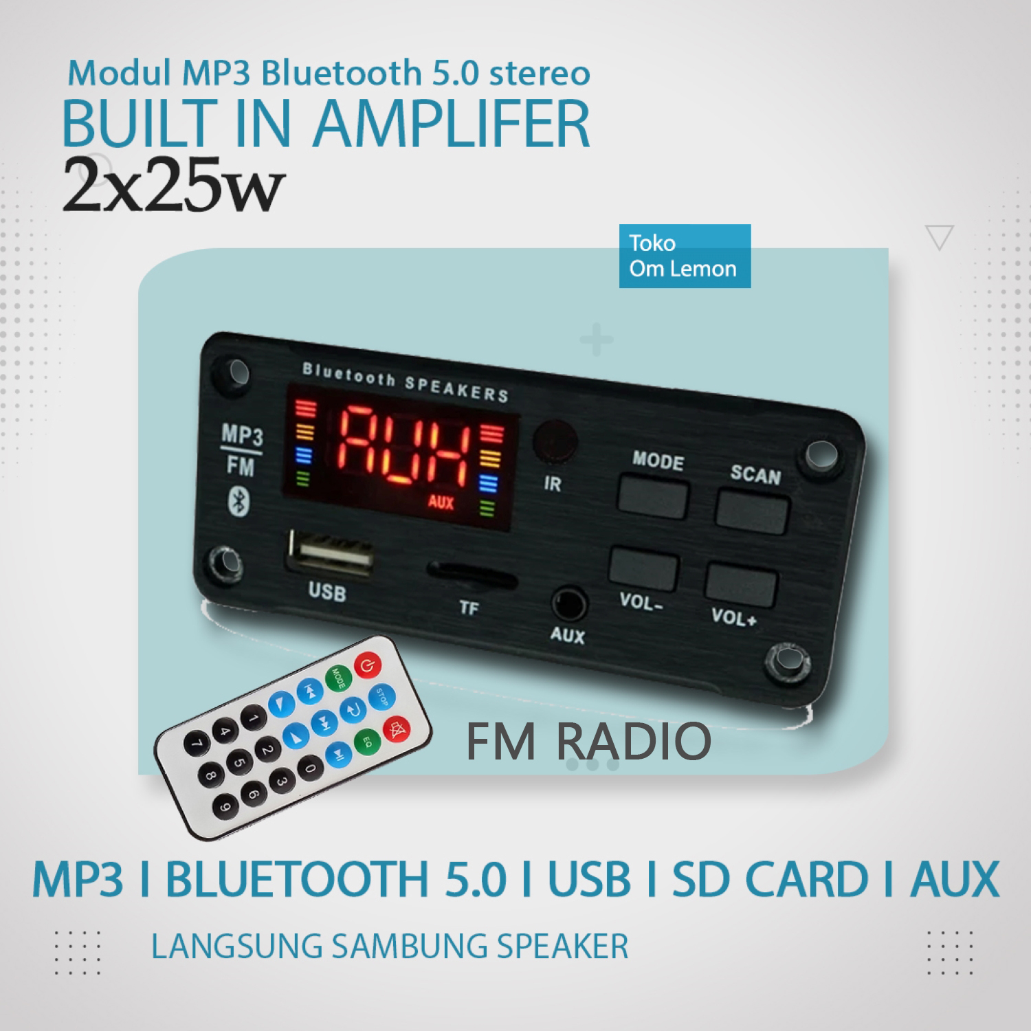 Jual Modul Mp3 Bluetooth Amplifier Class D Terbaru - Nov 2024 | Lazada ...