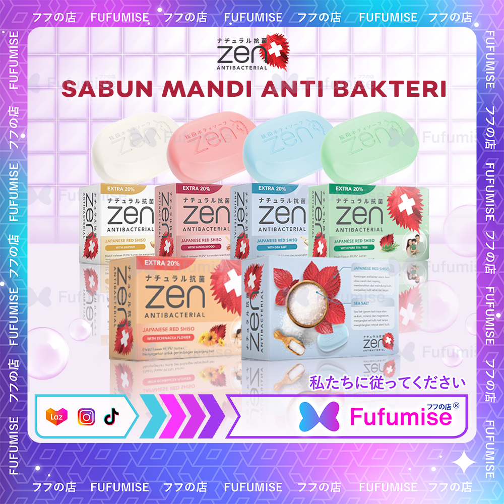 Jual Zen Anti Bacterial Bar Soap 70gr | Sabun Mandi batangan | Sabun ...
