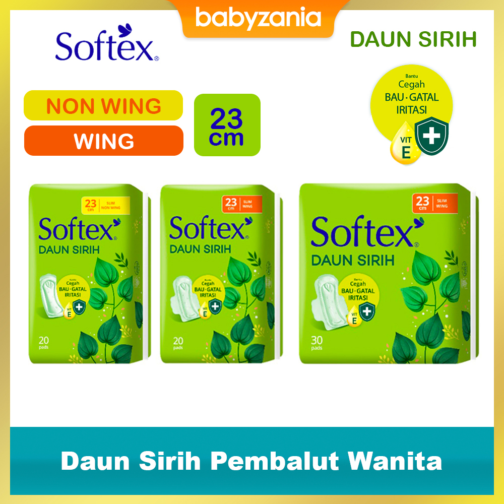Jual Softex Daun Sirih Wings Dan Non Wings 23cm 8 Pads Https: S Lazada ...