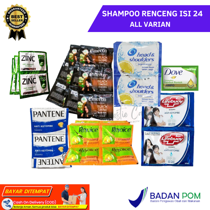 shampoo clear sachet 24 sachet 1 renceng - Membeli shampoo clear sachet ...
