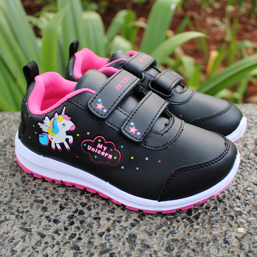 Jual Sepatu Ando Perempuan Anak Sd Warna Hitam Terbaru - Jul 2024 ...