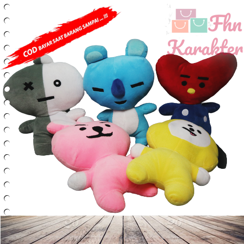 Jual Boneka BTS BT21 di Seller Boneka Cikampek 46 - Cikampek Utara, Kab ...