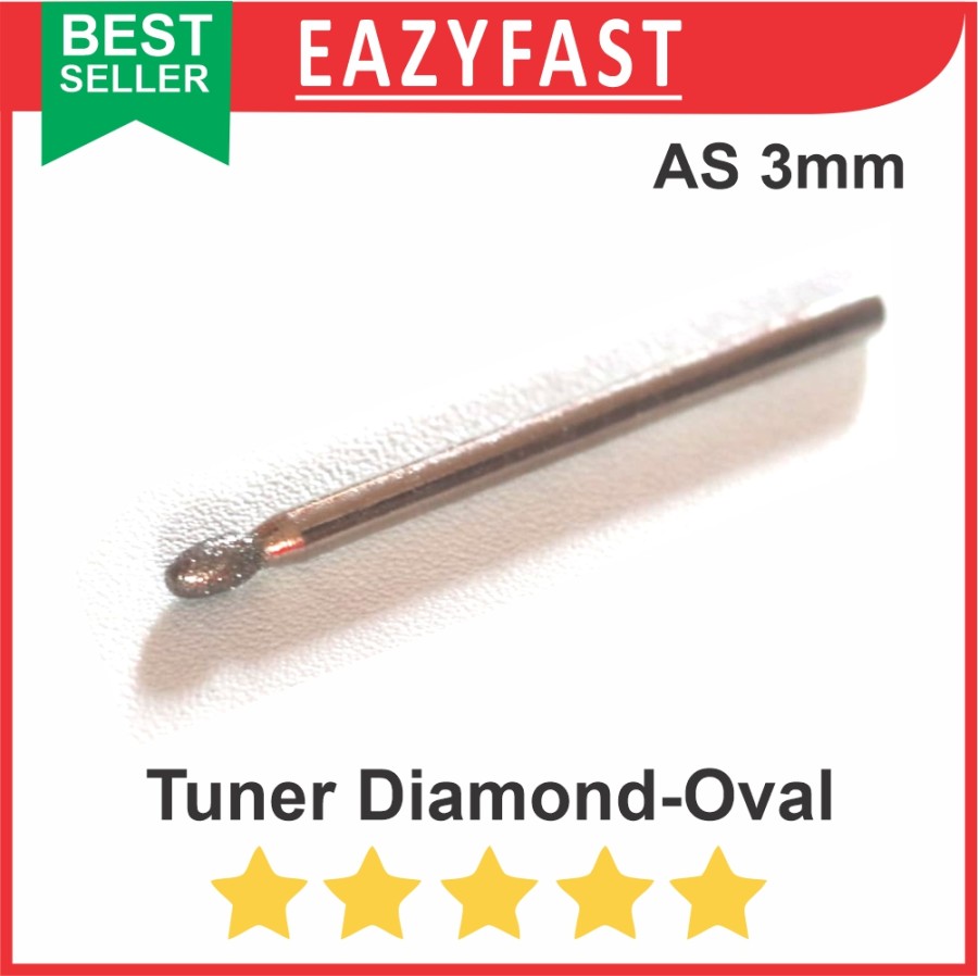 Mata Tuner Mini Oval 3mm Grafir Engraver Ukir Engraving Engrave Diamond ...
