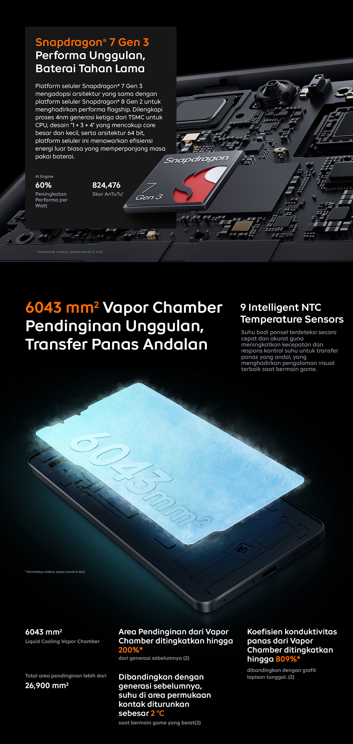 Jual [new] Iqoo Z9 5g (12/256) Snapdragon 7 Gen 3, 6000 Mah, 144hz ...