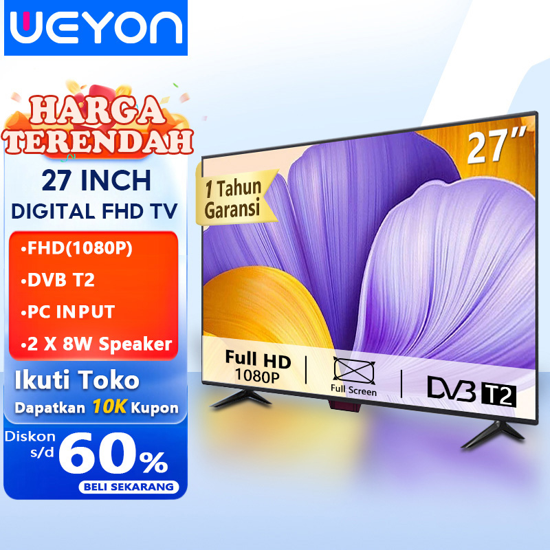 Jual Weyon Tv Digital Analog Led 24 Inch 25 Inch Tv Digital Televisi Terbaru - Jun 2024 | Lazada ...