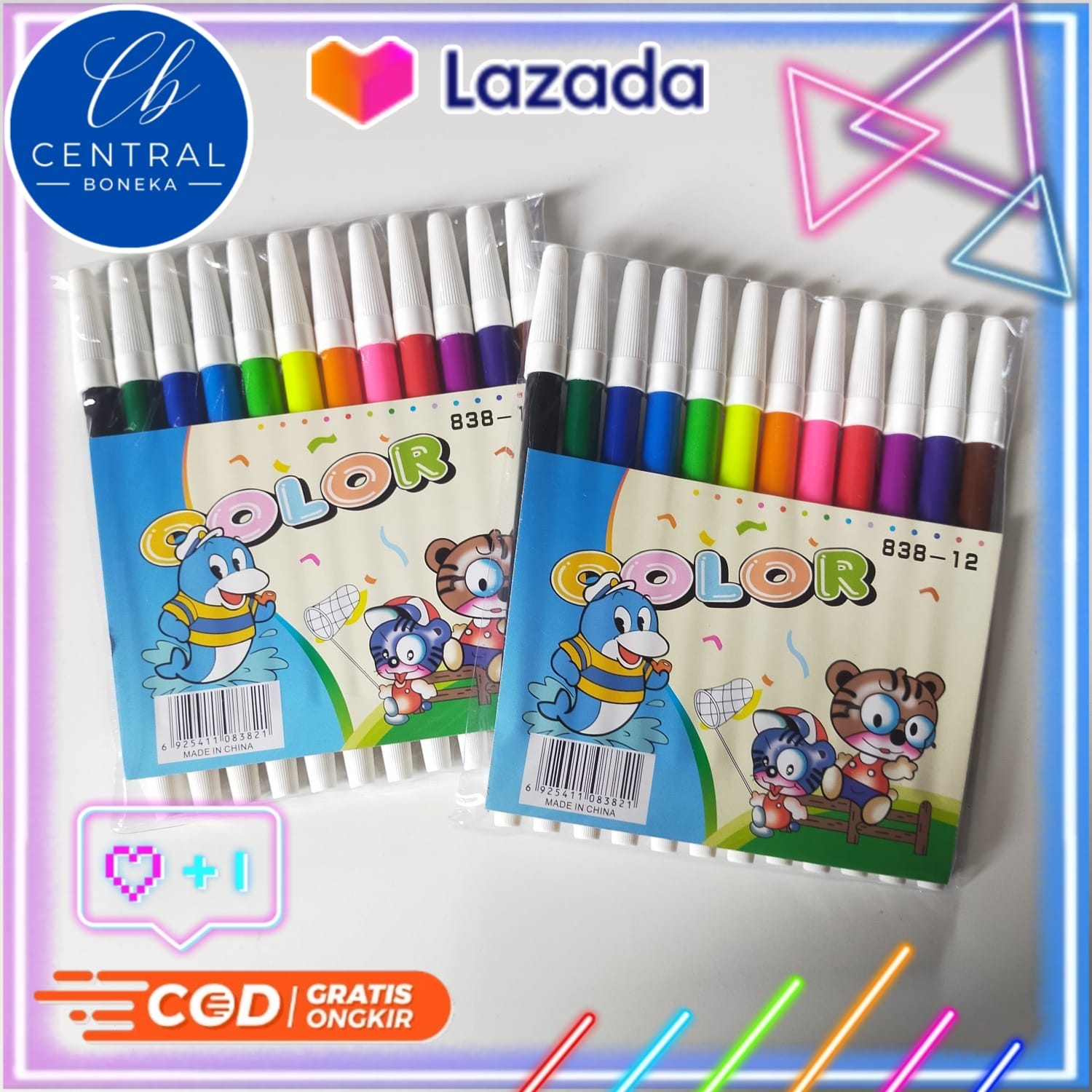 Jual Ptm Spidol 1 Warna Spidol Hitam Biru Merah Spidol Montana V Tro ...