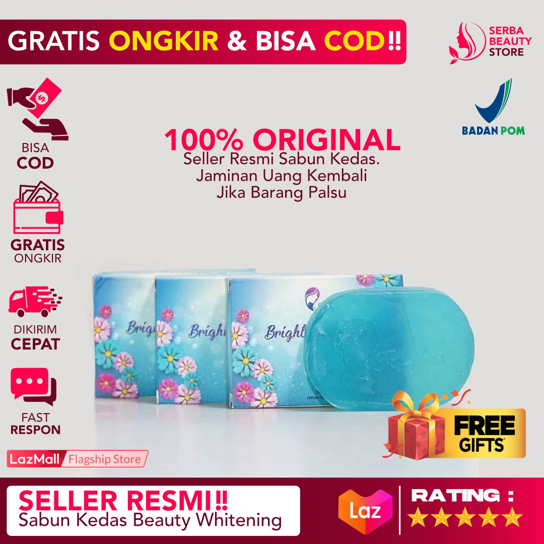 SABUN KEDAS BEAUTY ORIGINAL ASLI BPOM (FREE GIFT) Mencerahkan Kulit ...