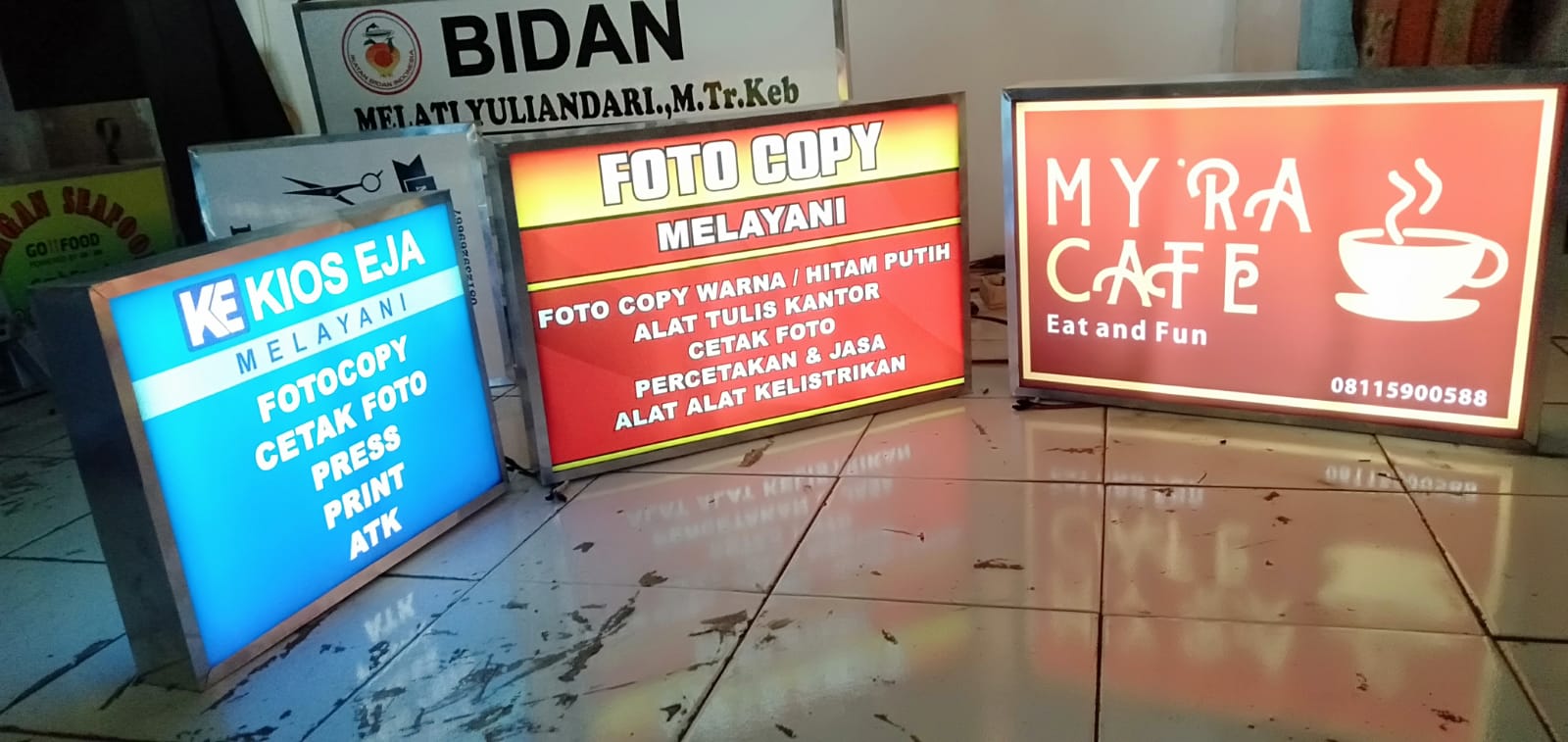 Jual Neon Box Papan Nama Cafe Terbaru - May 2024 | Lazada.co.id
