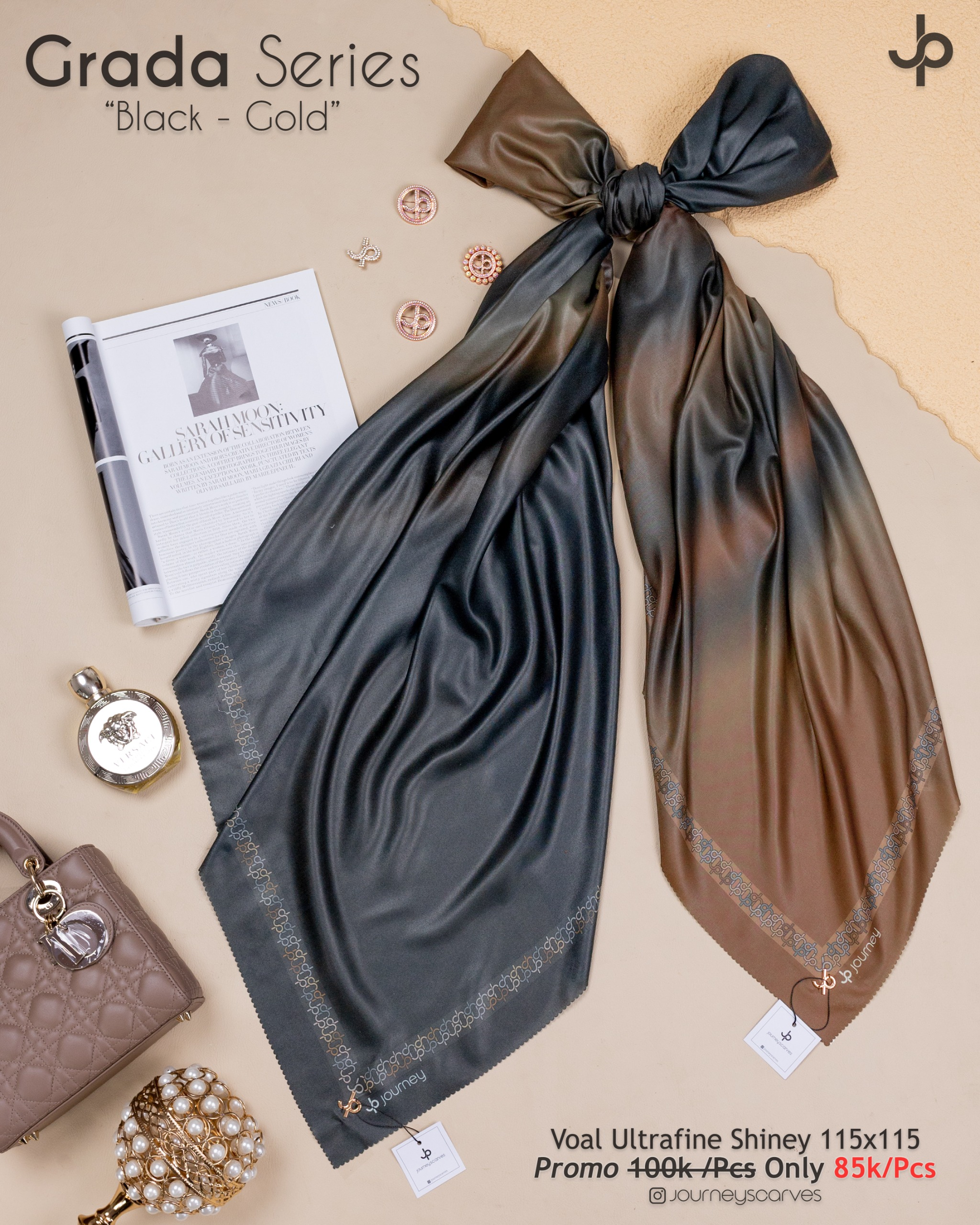 Jual Hijab Monogram Semi Original Buttonscarves Cut And Paste Series X ...
