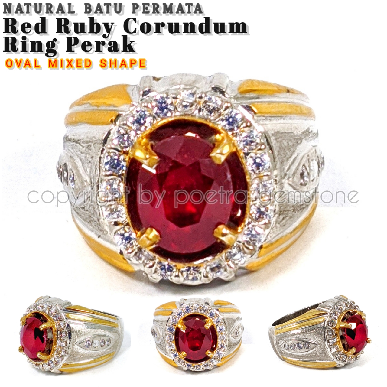Emas Batu Ruby Ring