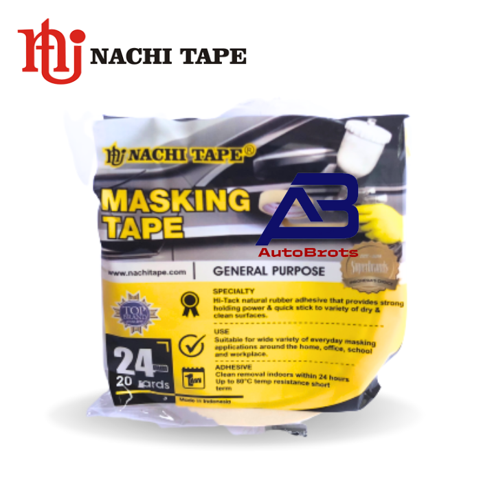 Jual Double Tape Perekat Dobel Tip Nachi Lebar 1 2 Inch 12mm X 10 Yard 1 2 Solasi Terbaru - Jun ...